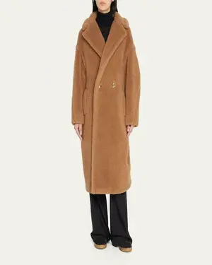 Max Mara Hair Blend Teddy Coat - Camel