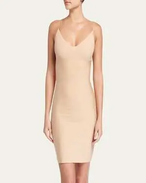 Commando Two-faced Tech Control Full Slip - Beige