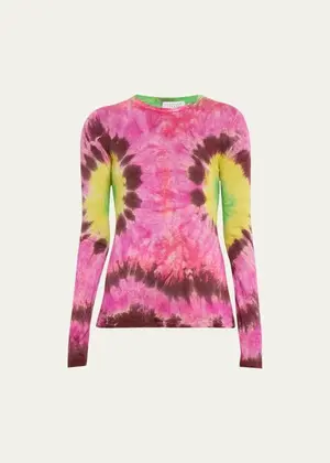 Gabriela Hearst Miller Tie-Dye Cashmere Sweater - Tie Dye
