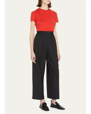 Theory Theory Tiny Tee 2 Organic Cotton Top Peach