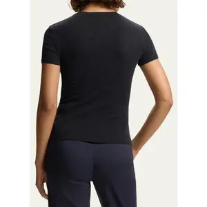 Theory Tiny Tee 2 Organic Cotton Top - Peach