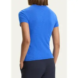 Theory Tiny Tee 2 Organic Cotton Top - Peach