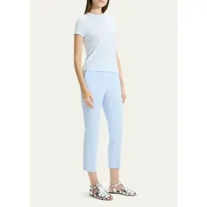 Theory Tiny Tee 2 Organic Cotton Top - Peach