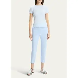 Theory Tiny Tee 2 Organic Cotton Top - Peach