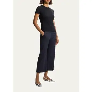 Theory Tiny Tee 2 Organic Cotton Top - Peach
