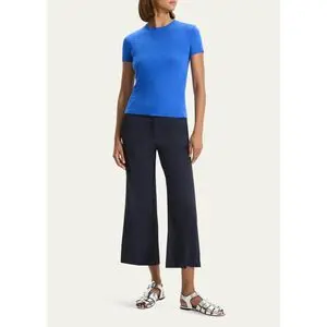 Theory Tiny Tee 2 Organic Cotton Top - Peach