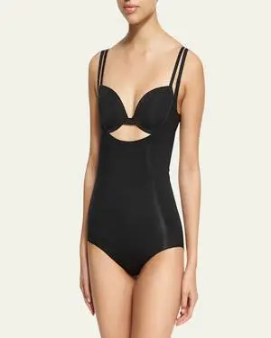 Spanx Sculpt Oncore Open-bust Brief Bodysuit