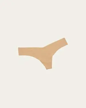 Commando Classic Solid Thong - Beige