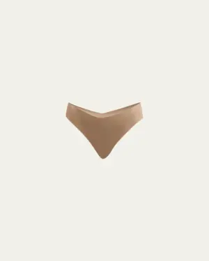 Commando Classic Solid Thong - Beige