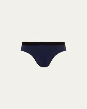 Hanro Micro-touch Briefs - Navy