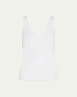 Commando Whisper Tank Top - White