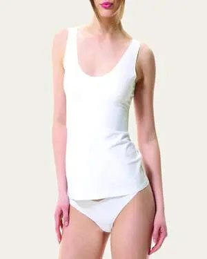 Commando Whisper Tank Top - White