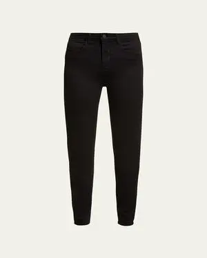 L'Agence Marguerite High-rise Skinny Jeans - Noir
