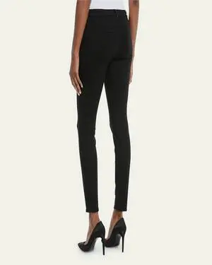 L'Agence Marguerite High-rise Skinny Jeans - Noir