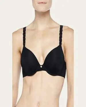 Natori Pure Luxe Contour Underwire Bra - Black