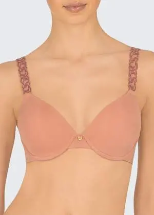 Natori Pure Luxe Contour Underwire Bra Frose/red Clay