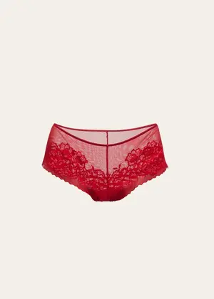 Natori Flora Lace Hipster Briefs Strawberry