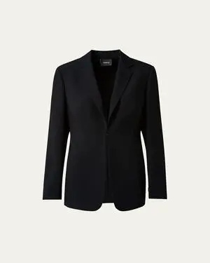 Akris Odette Wool Blazer