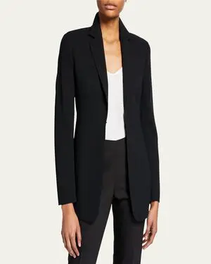 Akris Odette Wool Blazer