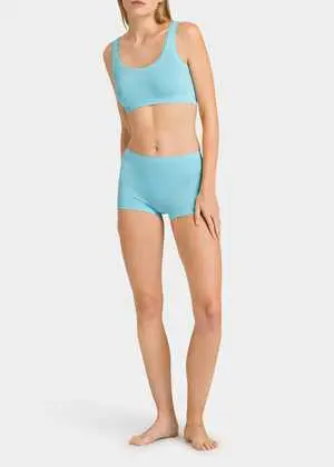 Hanro Touch Feeling Boyshorts Soft Cyan