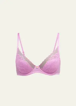 Natori Flora Contour Underwire Bra Violet Quartz