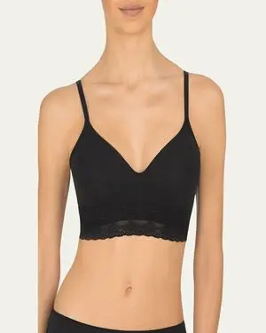 Natori Bliss Perfection Contour Soft-cup Bra - Black