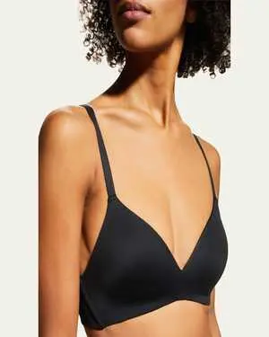 Wacoal How Perfect Soft Cup Wireless Bra - Black