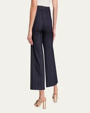 Cinq À Sept Azure Stitched Pants