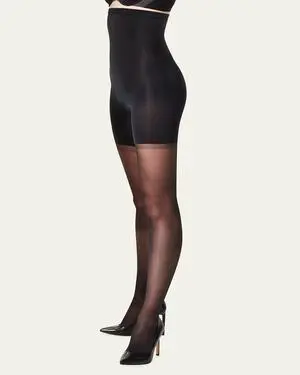 Spanx High-waisted Shaping Sheers Black