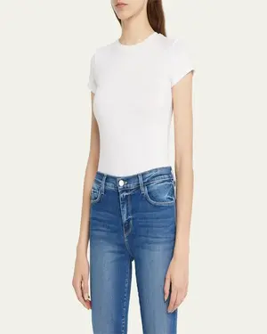 L'Agence Ressi Short-sleeve Tee - White