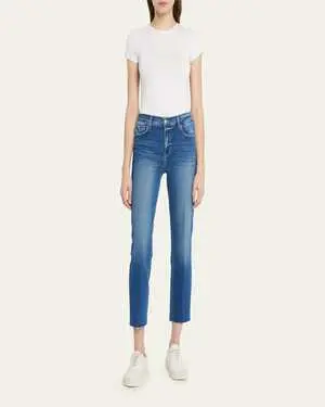 L'Agence Ressi Short-sleeve Tee - White