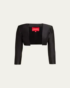Carolina Herrera Icon Mikado Bolero Jacket