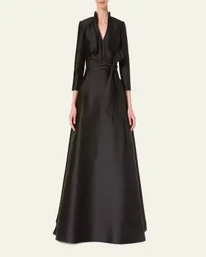 Carolina Herrera Icon Mikado Bolero Jacket