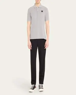 Comme Des Garçons Heart Polo Shirt