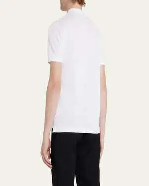 Comme Des Garçons Polo Shirt With Heart - White
