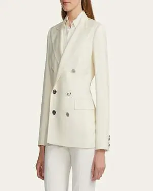 Ralph Lauren Camden Cashmere Jacket - Cream