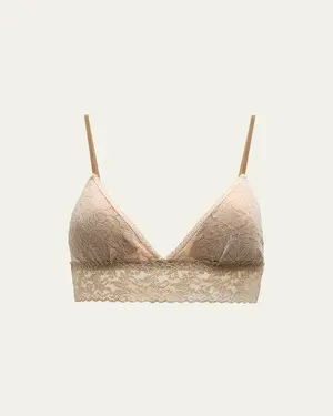 Hanky Panky Signature Lace Padded Triangle Bralette - Chai