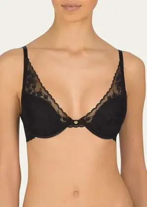 Natori Cherry Blossom Convertible Underwire Bra Feather Grey
