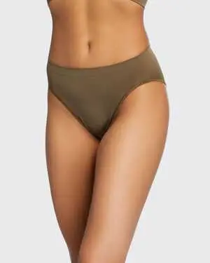 Hanro Touch Feeling High-cut Briefs Almond Flower