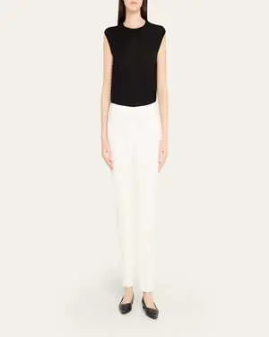 Akris Melissa Skinny Pants - Ivory