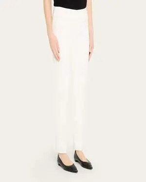 Akris Melissa Skinny Pants - Ivory