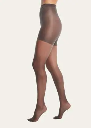Wolford Wolford Individual 10 Soft Control Top Tights Nearly Black