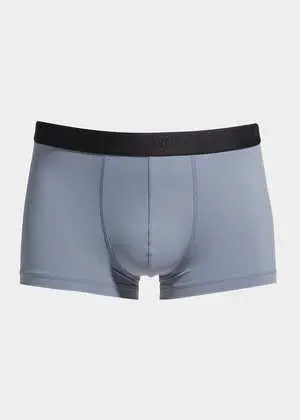 Hanro Micro Touch Boxer Brief Deep Onyx