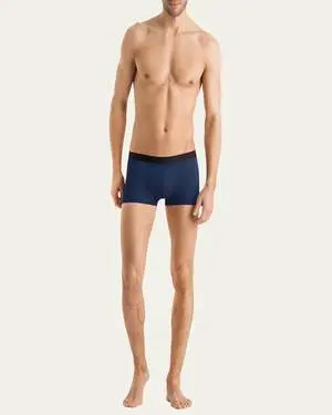 Hanro Micro Touch Boxer Brief - Navy