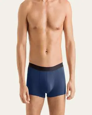 Hanro Micro Touch Boxer Brief - Navy