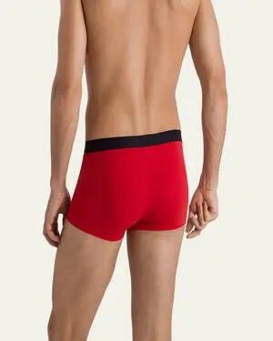 Hanro Micro Touch Boxer Brief - Navy