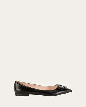 ROGER VIVIER Gommettine Ballet Flats - Black
