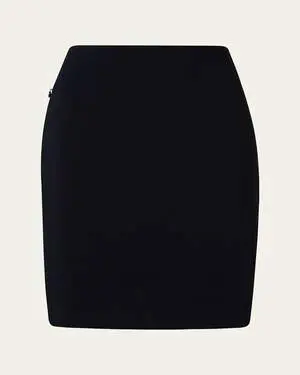 Akris Stretch-jersey Above-knee Skirt