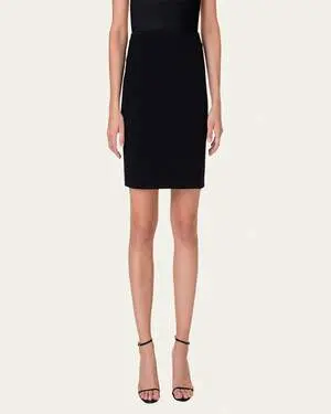 Akris Stretch-jersey Above-knee Skirt