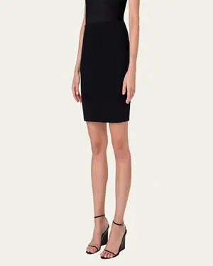 Akris Stretch-jersey Above-knee Skirt